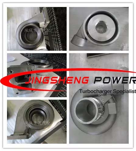4LE Spare Parts Turbocharger Compressor Housing , Turbo Turbine Housing