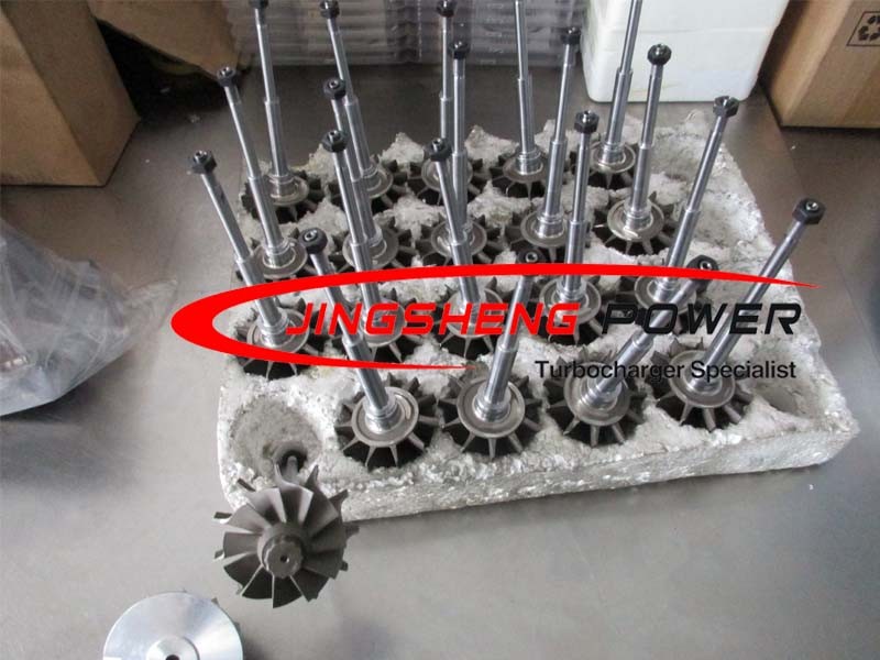 HT15 K418 Turbocharger Shaft And Wheel , Turbine Shaft Wheel